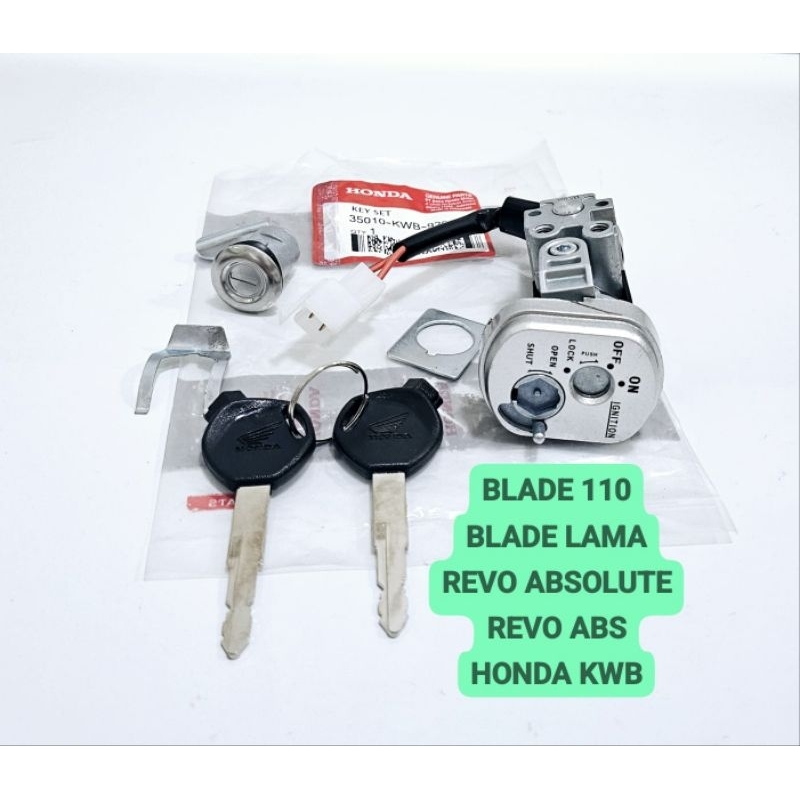 BLADE 110 BLADE OLD REVO ABSOLUTE REVO ABS CONTACT KEY SET SEAT KEY ...
