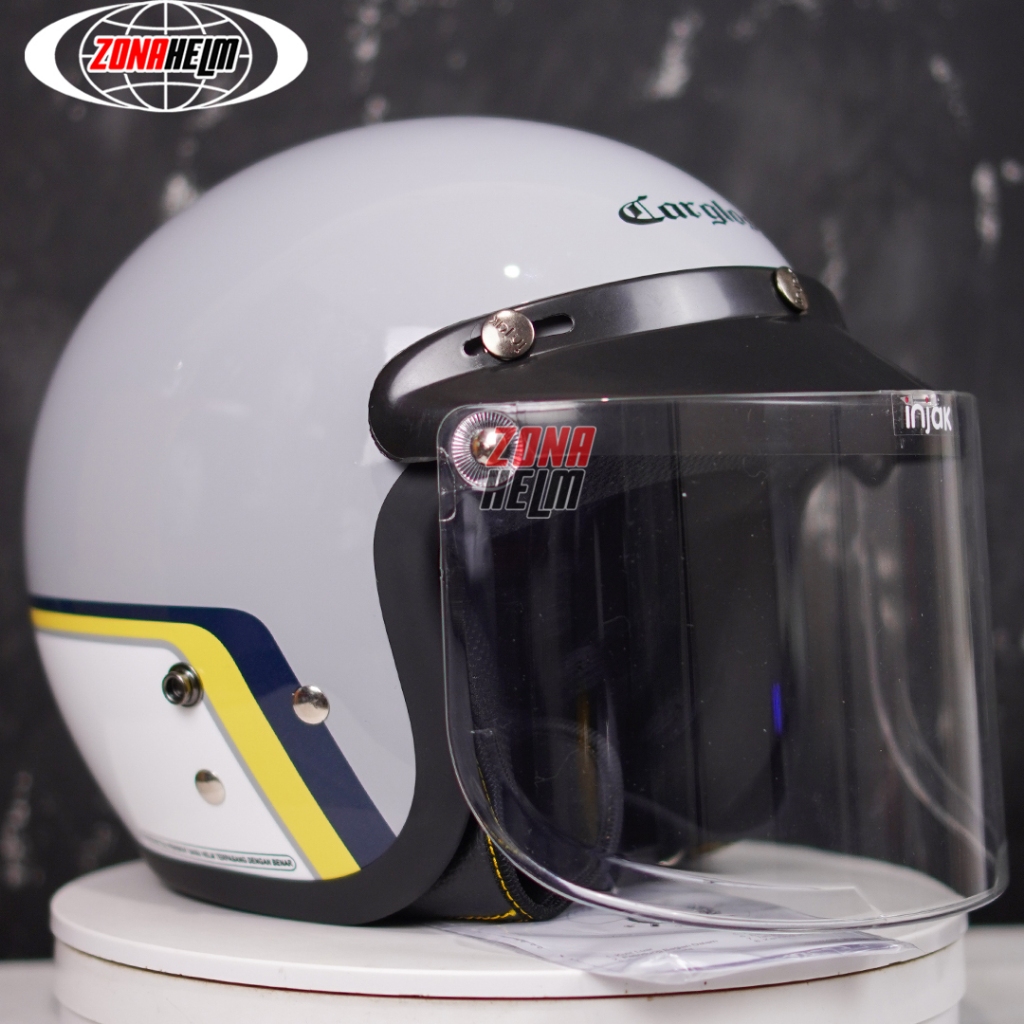 Cargloss CFM HELMET VINTAGE SPEED DUCK STARLINE RACE TRACK ORIGINAL SNI ...
