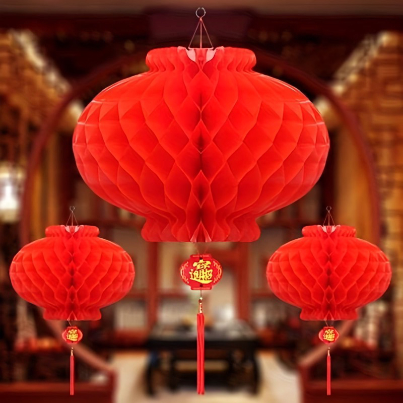 Imlek TAWON LAMPION / HONEYCOMB LAMPION / IMLEK LAMPION / PAPER LAMPION ...