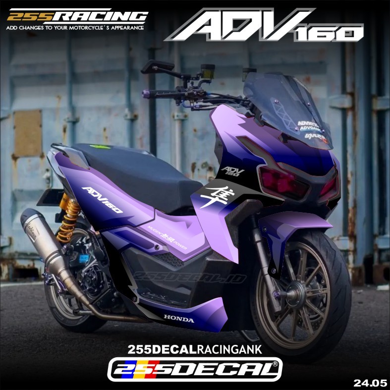 Honda ADV 160 Full body Full block Sticker Decal - ADV 160 Decal Latest ...