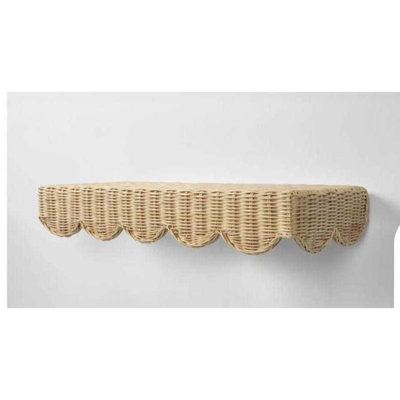 Wave style Rattan Window decoration/Wave Rattan Window Pelmet | Shopee ...