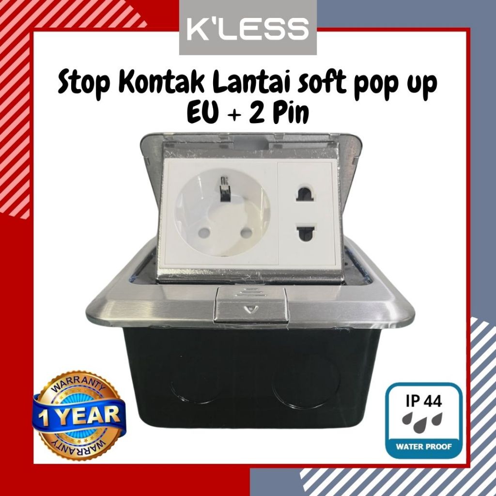 Soft Touch Pop Up System Floor Outlet type 1 Socket - 2 Pin | Shopee ...