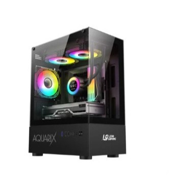 Hose Lexa Gaming Aquarix Mid Tower Micro M-ATX PC Computer Case ...