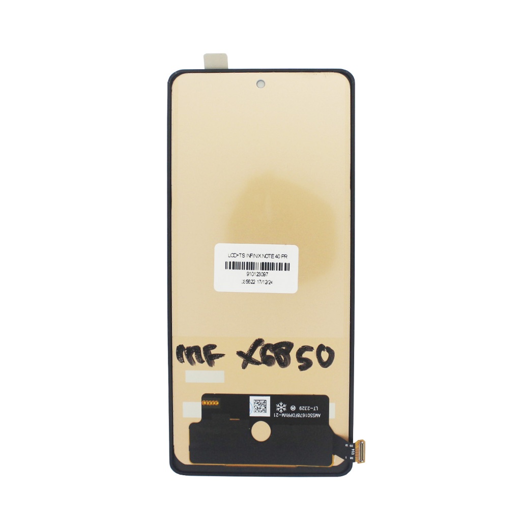 LAYAR HITAM Lcd IMAGE SCREEN INFINIX X6850 + TS_ BLACK IN5 NOTE 40 PRO ...