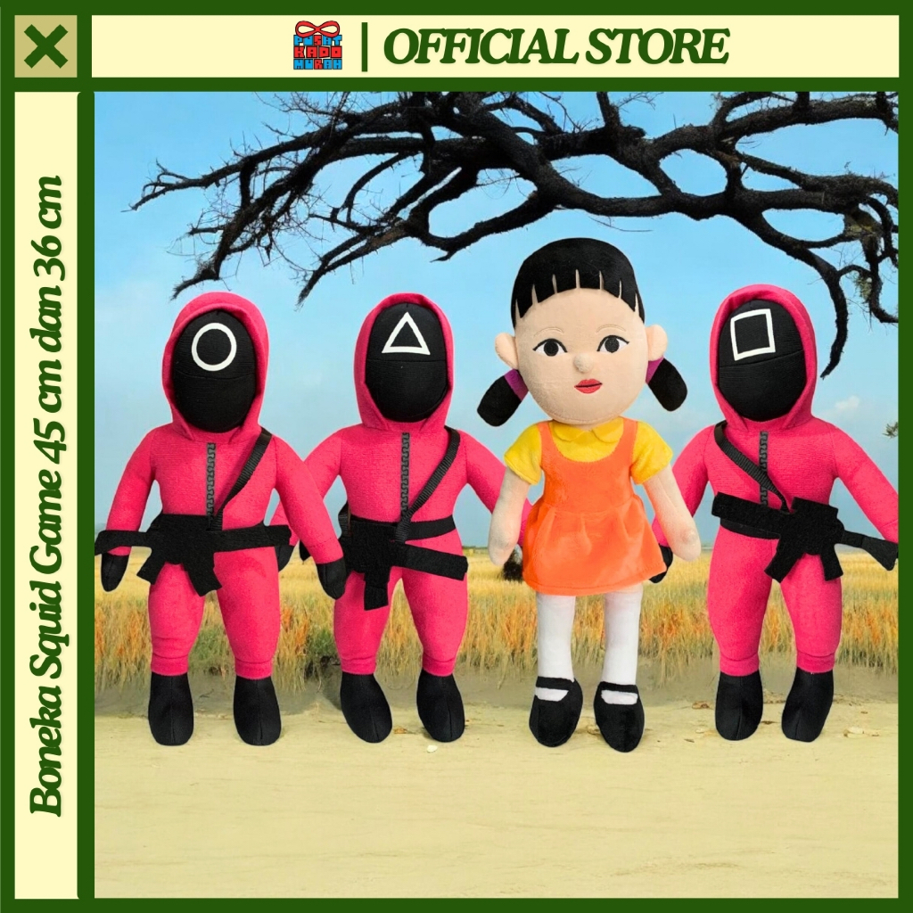 SQUID GAME Korean Series Doll / Younghee / Squid Game Army / Red Light ...
