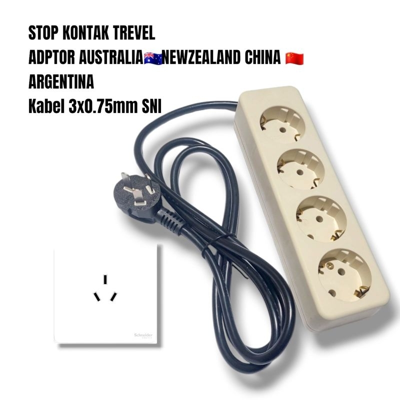 Ttbdg 3 foot Australian Electrical Plug Type i AUSTRALIA NEW ZEALAND ...