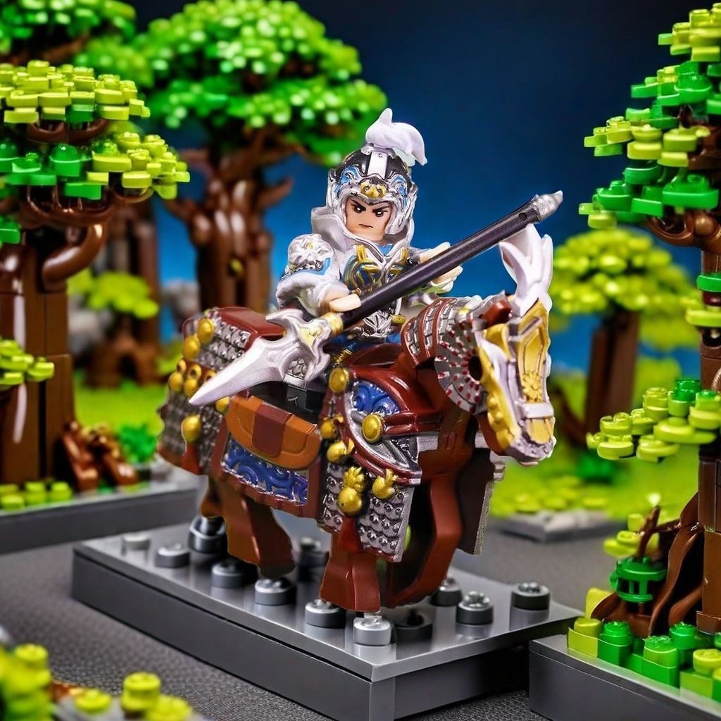 Premium Zhao zilong Zhao yun Lego Brick Dynasty Warriors Three kingdom ...