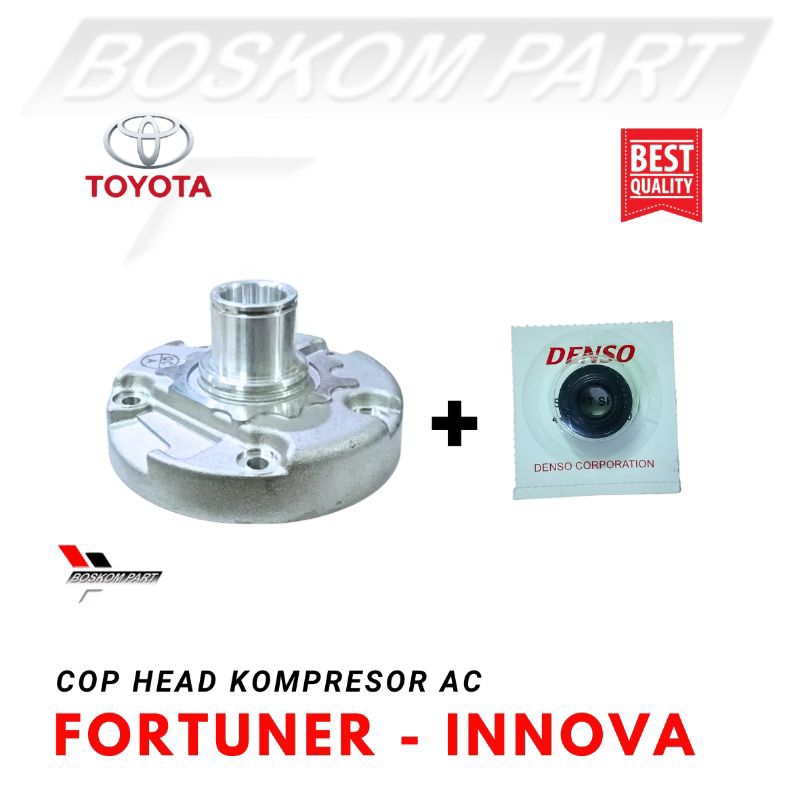 Toyota Fortuner Innova Ac Compressor Head Cylinder Cap + original Denso ...