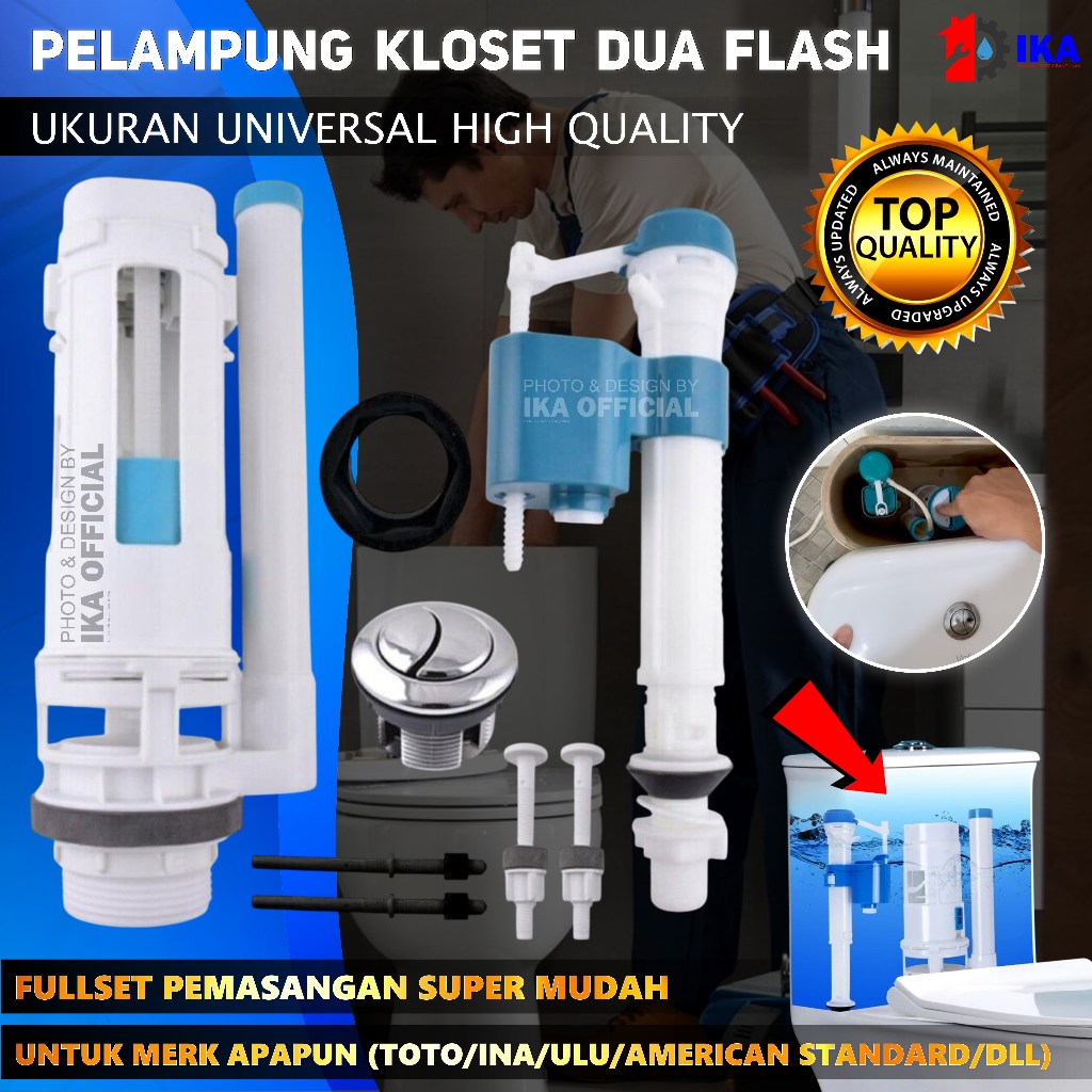 TOMBOL Sparepart SITTING closet TUBE TOOL, Dual FLASH closet FLOAT ...