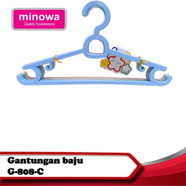 GANTUNGAN Minowa Plastic clothes hanger / hanger G808 | Shopee Malaysia