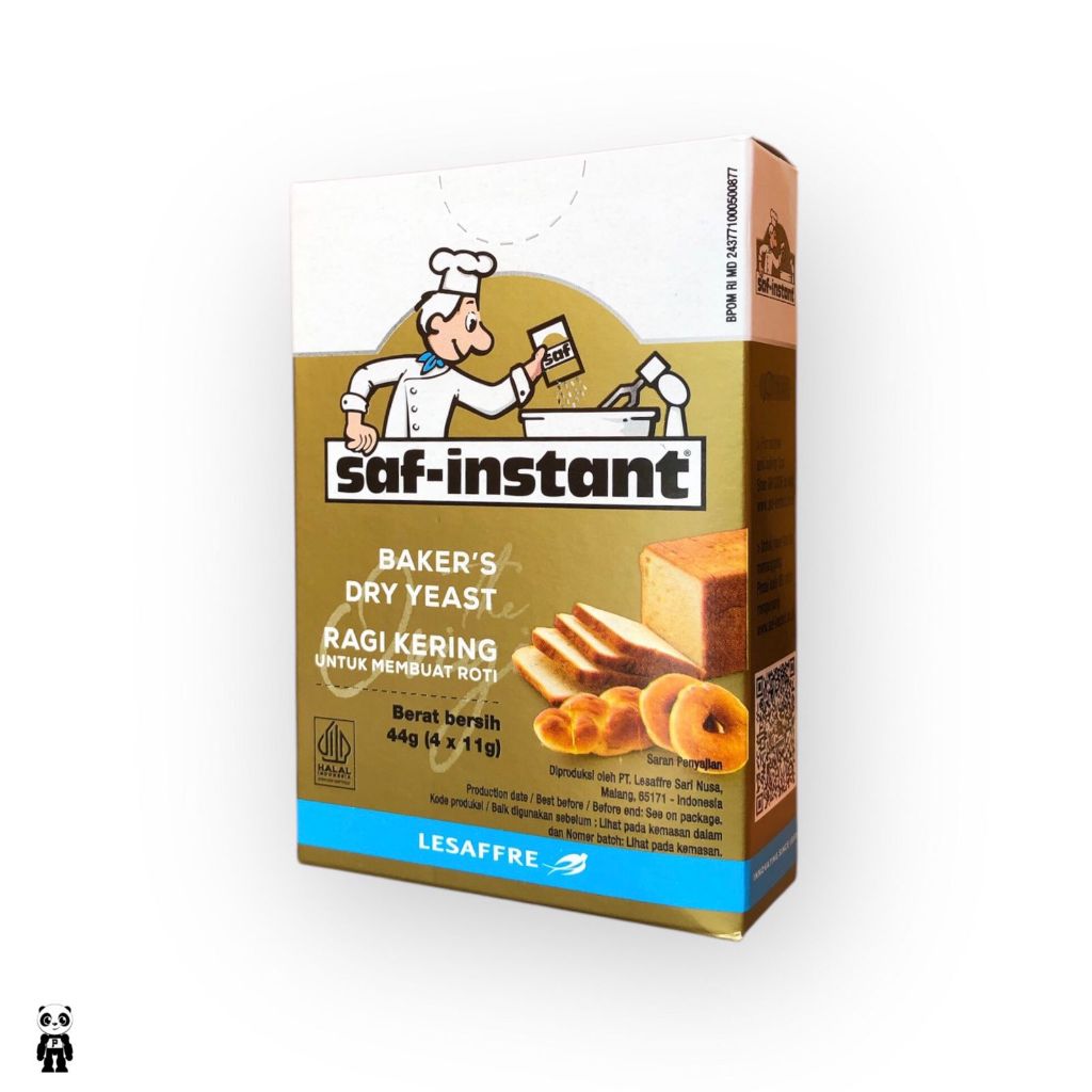 Saf Instant Box Contains 4 sachets x 11g Dry Yeast for Bread | Shopee ...