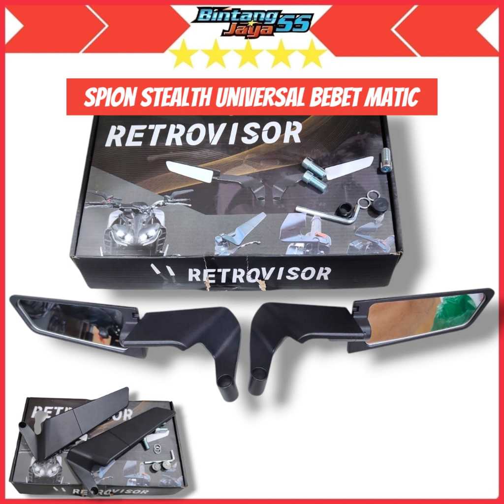 Stealth Mirrors H2R Model Large Leaf UNIVERSAL MATIC DUCK | Shopee Malaysia