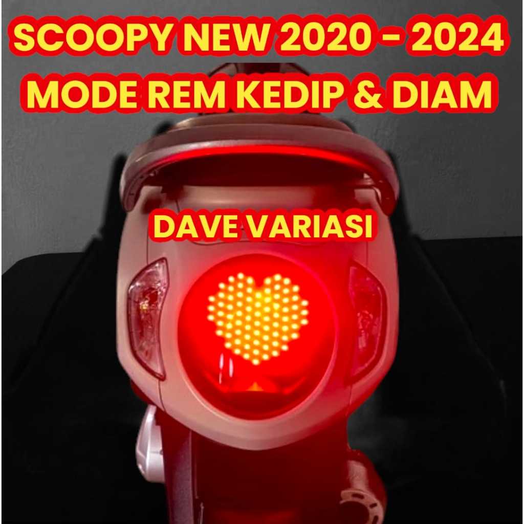 New SCOOPY RUNNING STOP LIGHTS 2020 2021 2022 2023 2024 JUST INSTALL ...