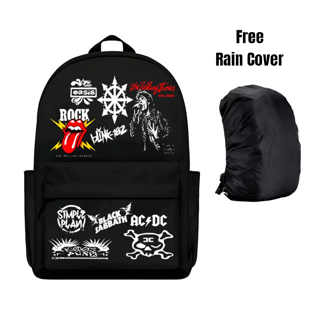 2024 Latest Trendy Band Motif School Backpacks for Boys and Girls for ...