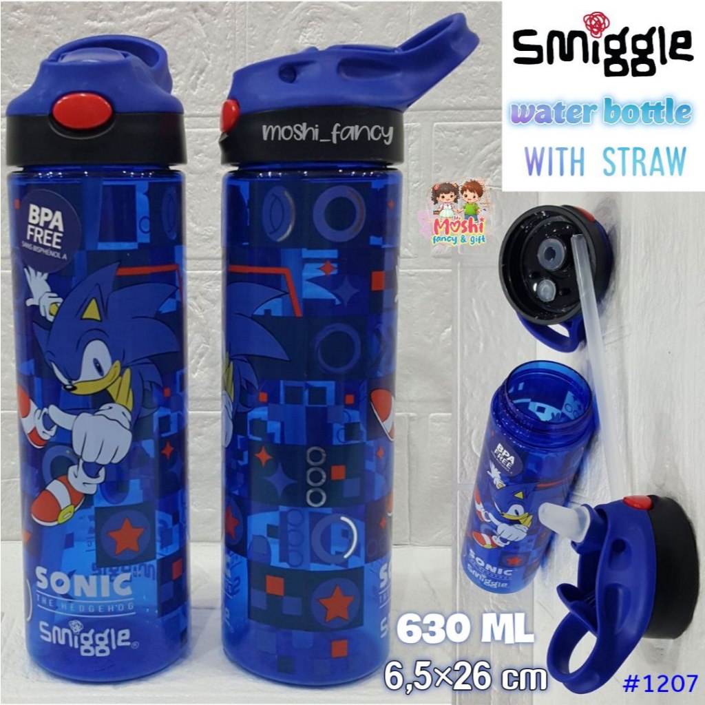 Smiggle Sonic Drinking Bottle / Smiggle Flip Sonic Drinking Bottle ...