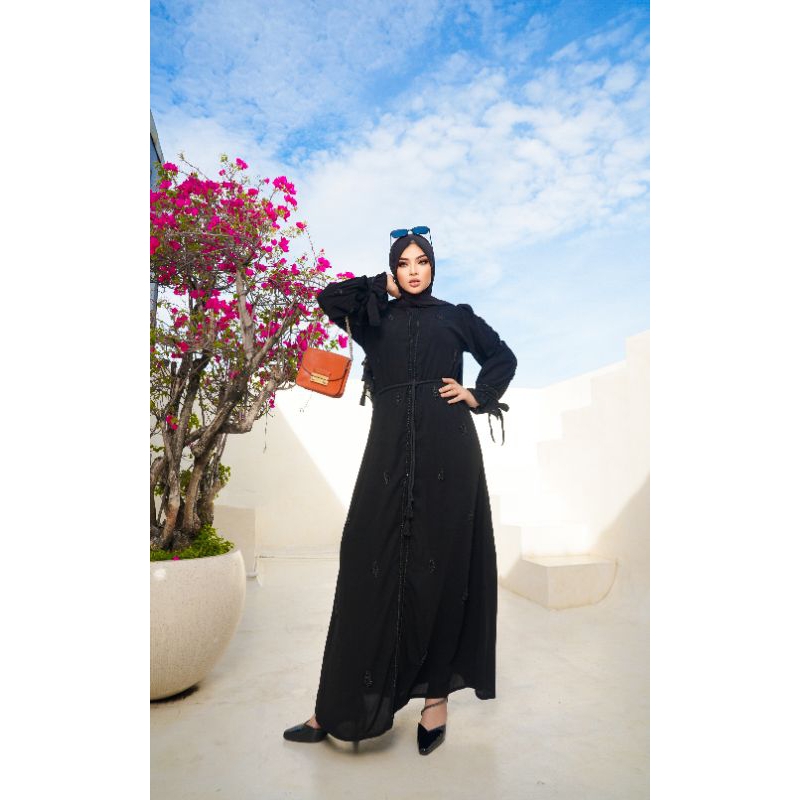 Saraza abaya gamis qatar type | Shopee Malaysia