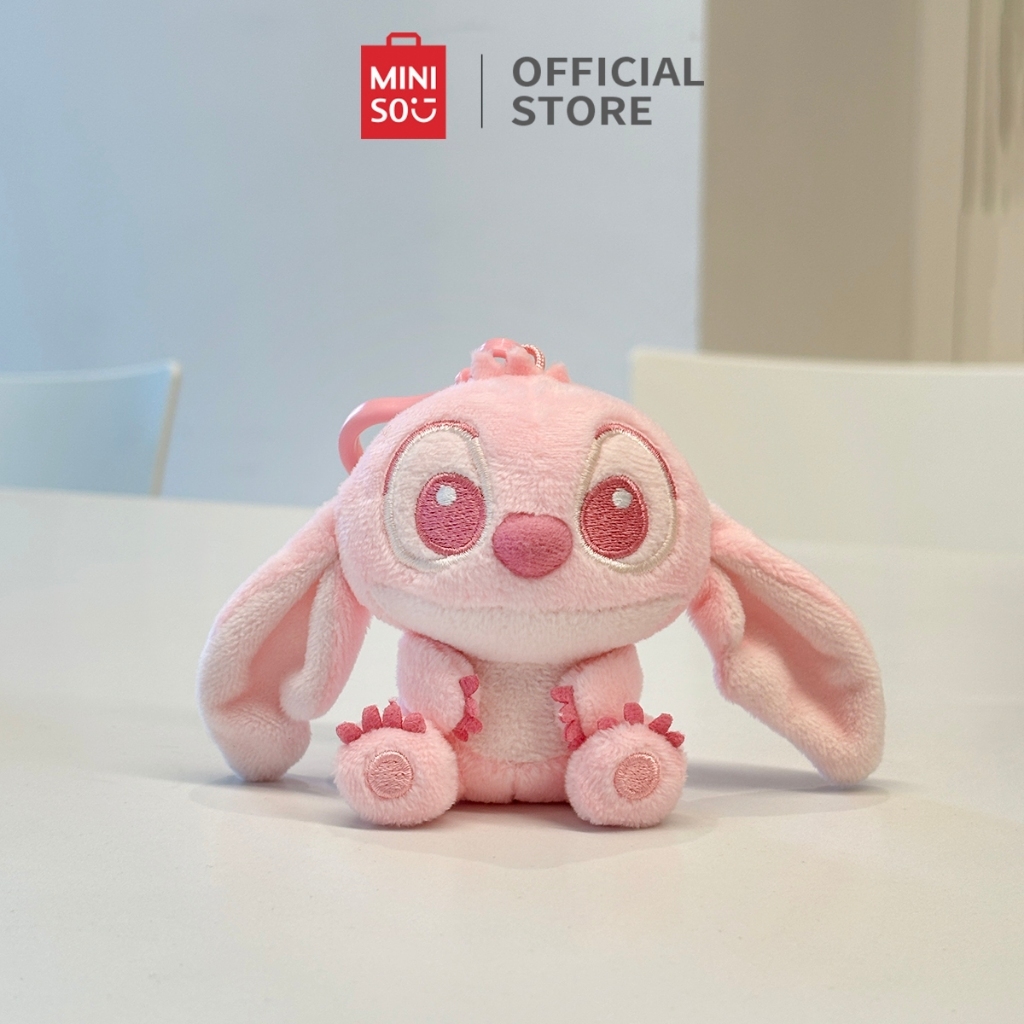 Miniso TOY - Miniso x Disney Stitch Collection Pink 3in. Plush Pendant ...