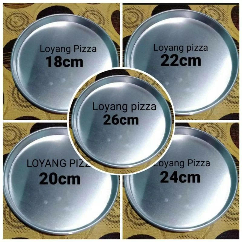 1 dozen mini, large, medium, small pizza molds / batik sponge cake tins ...