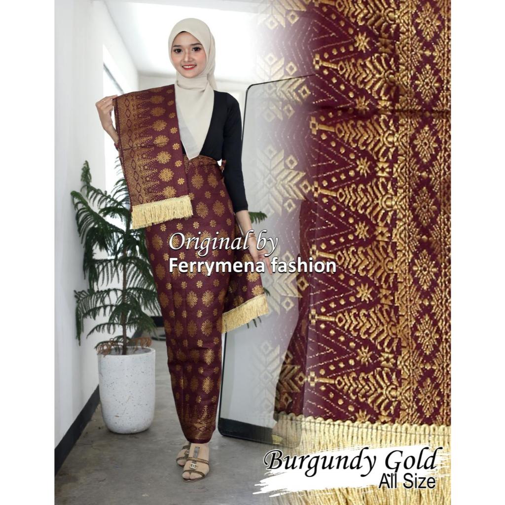 Premium Songket Wrap Skirt and Songket Shawl Set | Shopee Malaysia
