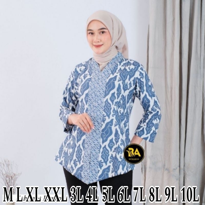 Batik KUTU BARU / KEBAYA JUMBO BIG SIZE JUMBO XXL XXXL 3L 4L 5L BATIK KEBAYA JUMBO top big party ...