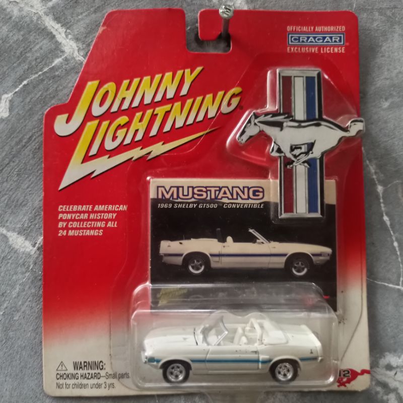 Rare Johnny Lightning 1969 Ford Shelby GT500 Convertible (2003 Mustang ...