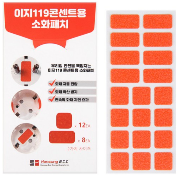 Fire peeling patch contains 20 Fire prevention stickers for short ...