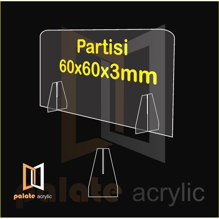 Season PARTITION / ACRYLIC TABLE LIMITER 60x60 WITHOUT HOLES / CASHIER ...