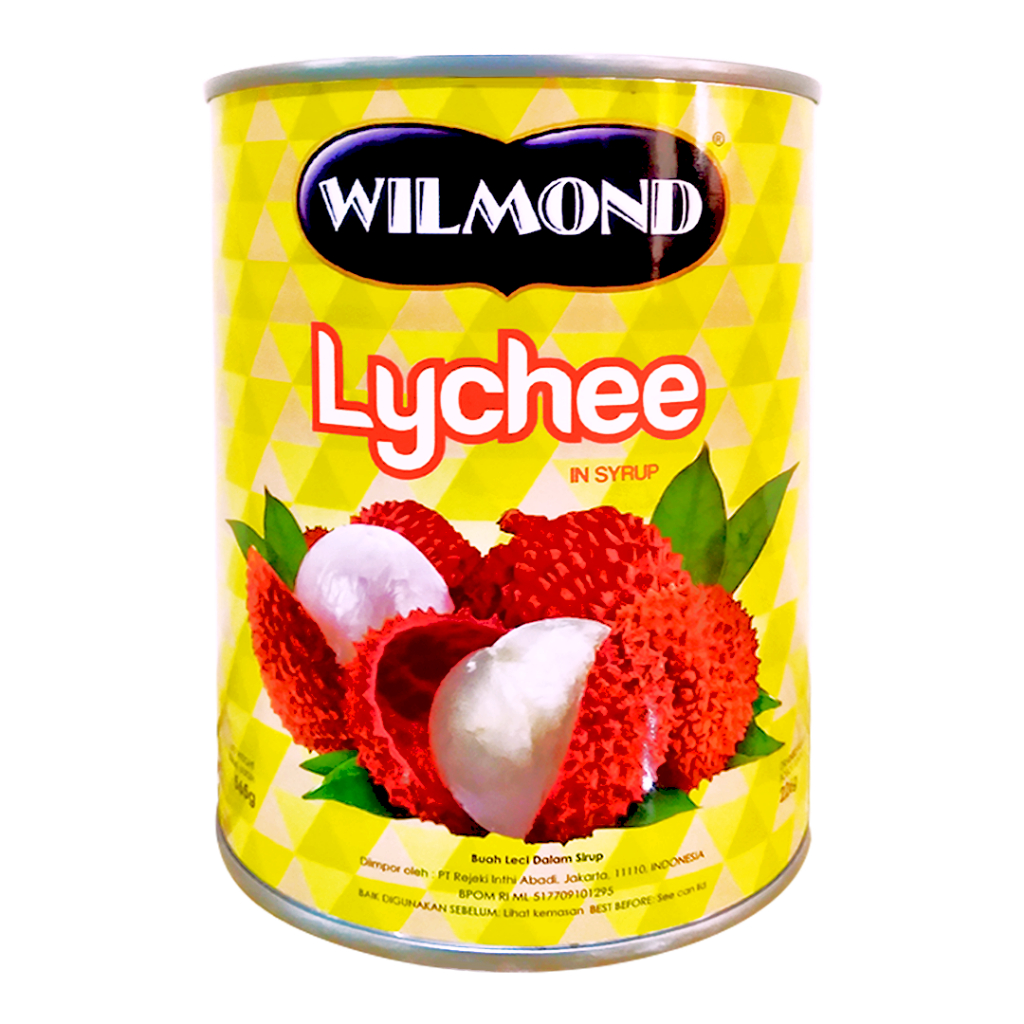 WILMOND Lychee In Syrup Canned - Canned Lychee Fruit Drink 565g ...