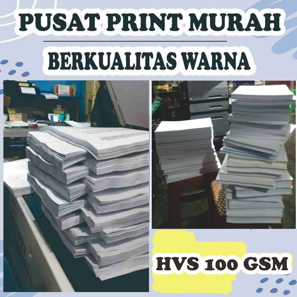 HITAM PUTIH Print ONLINE PRINT HVS 100 GSM | Ppt PDF WORD QUESTION SKRIPTION, BLACK AND WHITE ...