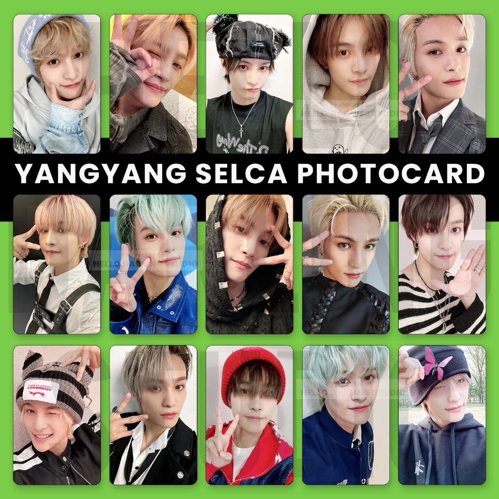 10 Pcs NCT WayV Yang Yang Selca Photocard set. Unofficial. Fan Made ...