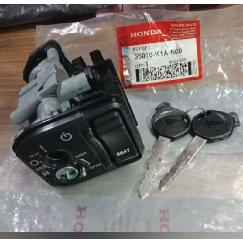 Original honda Beat K1A Led Genio Scoopy Stret Ignition Key | Shopee Malaysia