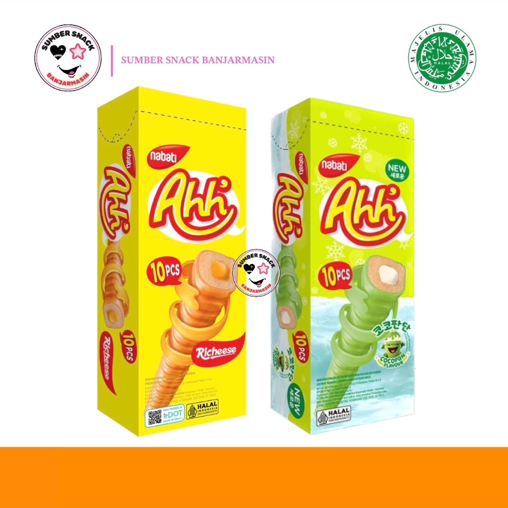 Nabati Ahh (Contains 10 pcs/box) (10x3g) (2 Flavor Variants) | Shopee ...