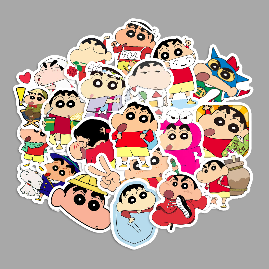 Sticker PACK - SHINCHAN CRAYON | Suitcase STICKER TUMBLER STICKER ...