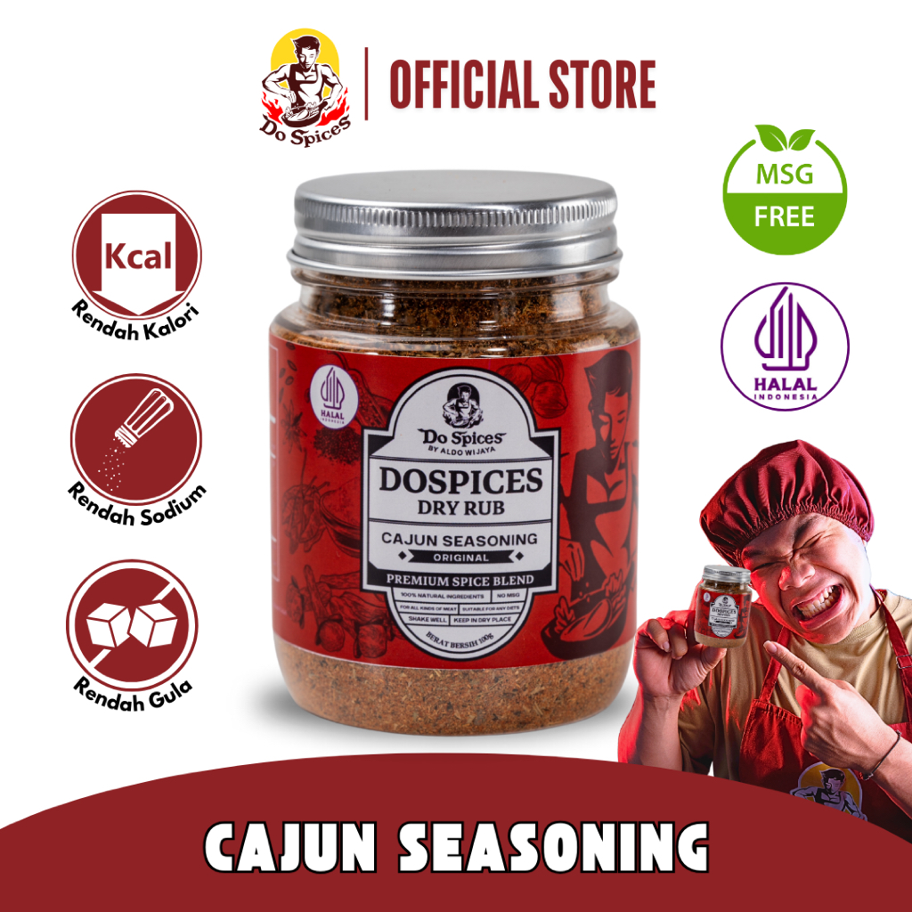 Do Spices Healthy Dry Rub Low Calorie Marinade [Cajun seasoning] Spices ...