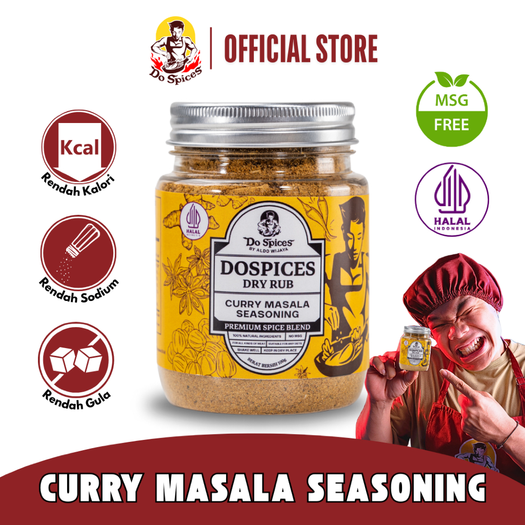Do Spices Healthy Dry Rub Low Calorie Spice Marinade [Curly Masala ...