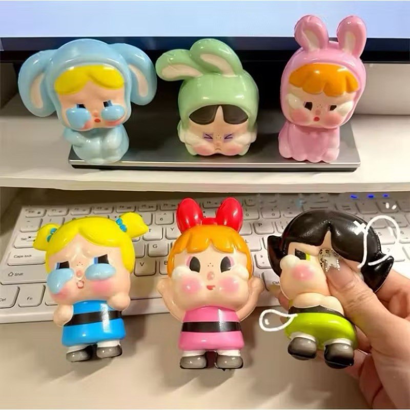 GANTUNGAN Dealshop21 - SQUISHY CRY BABY KEYCHAIN | Powerpuff GIRL ...
