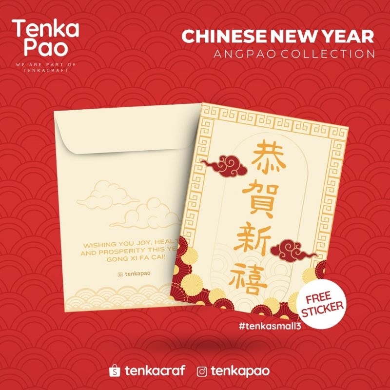 10 PCS Premium Mini Chinese New Year Angpao 2025 Shio Snake (Chinese ...