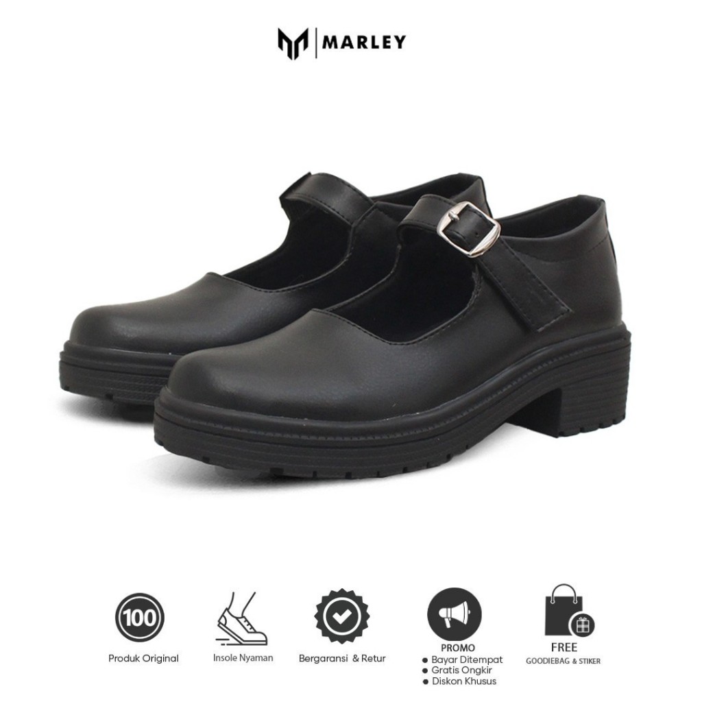 HITAM Marley - Docmart Women's Casual Formal Office Work Shoes - Fresca ...
