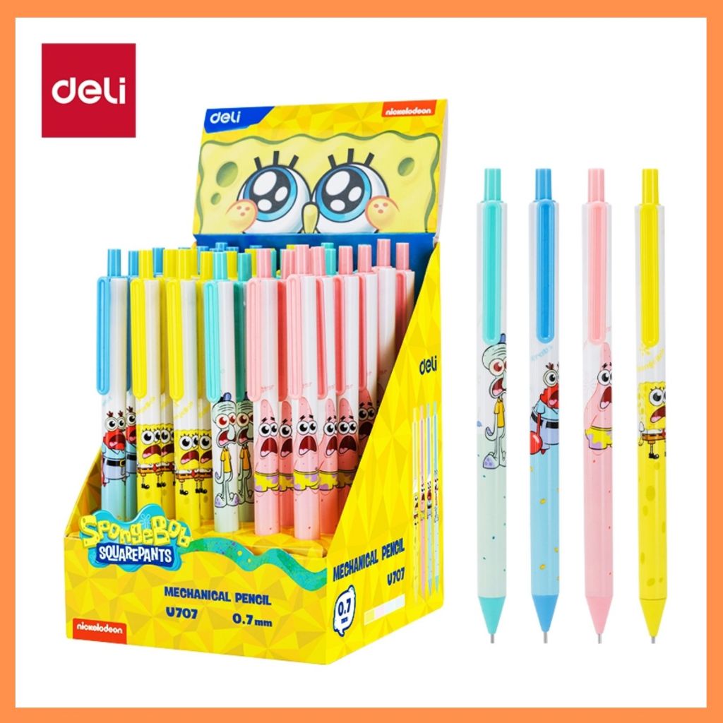 Deli SpongeBob SquarePants Pencil Mechanical U707 | Shopee Malaysia
