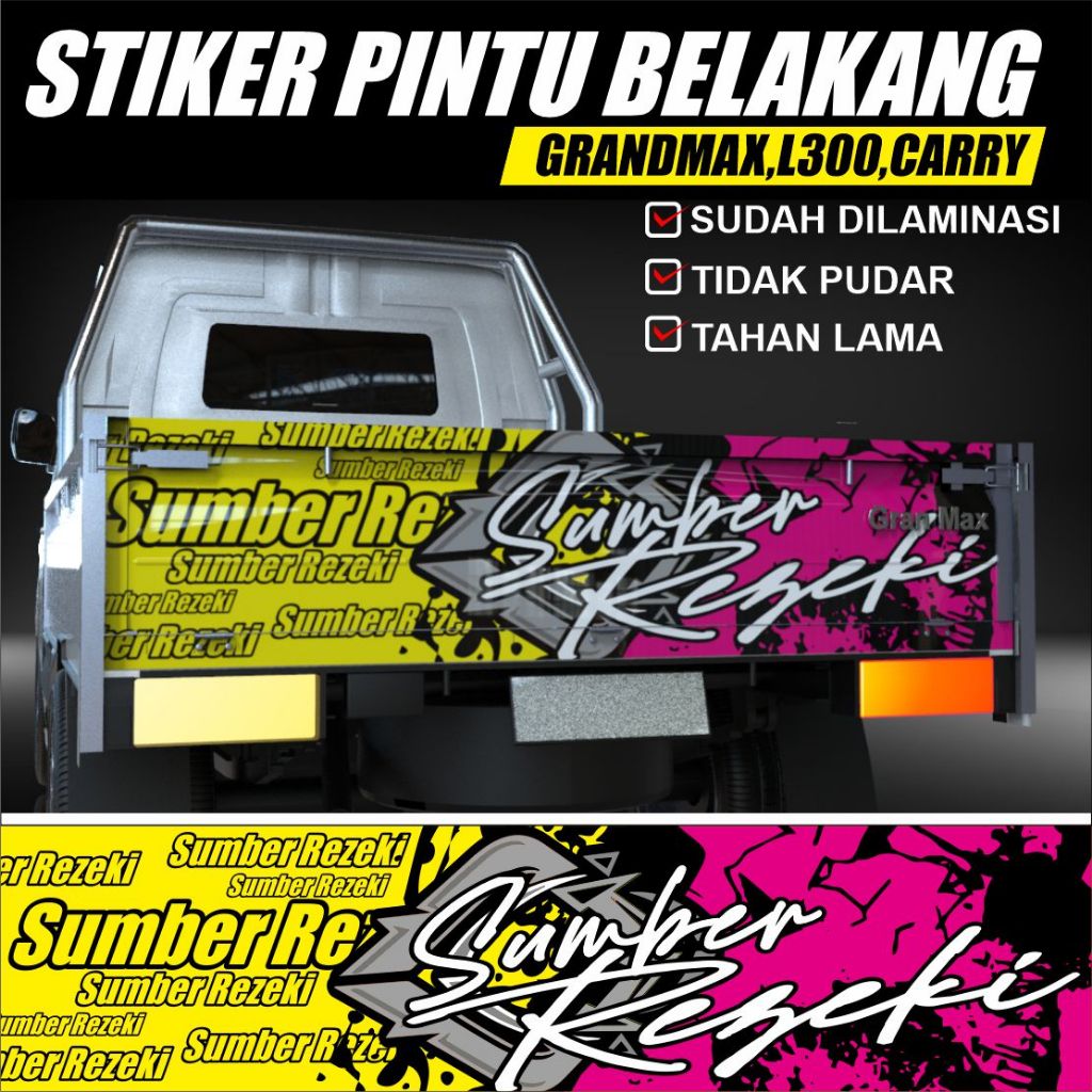 Rear Door Decal Sticker for All Pick UP ONLY FOR USE, Quality Can ...