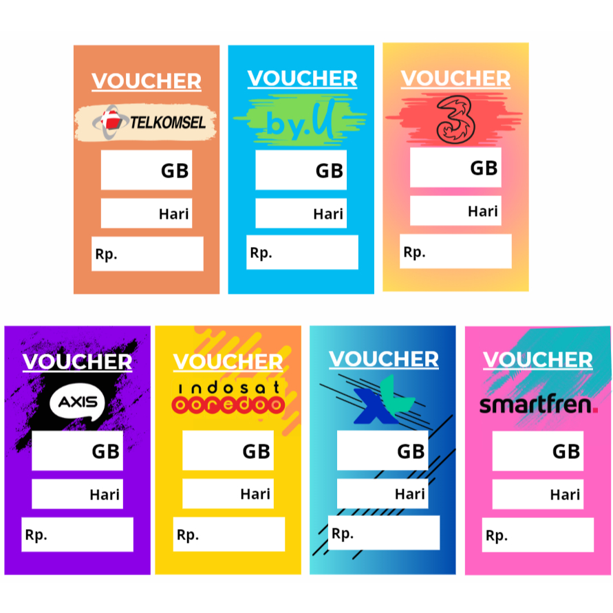 Voucher Counter Price Label, Counter Showcase Price Display | Shopee ...
