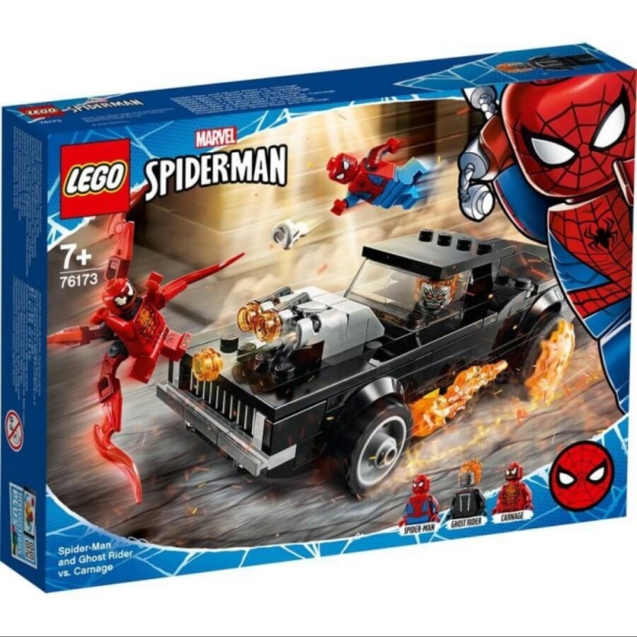 Lego Marvel Super Heroes 76173 Spider-Man and Ghost Rider vs. Carnage ...