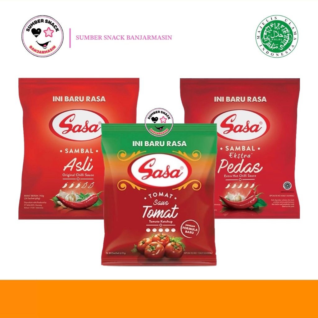 Sasa Sachet Sauce (24 Sachets) (192g) (3 Variants) | Shopee Malaysia