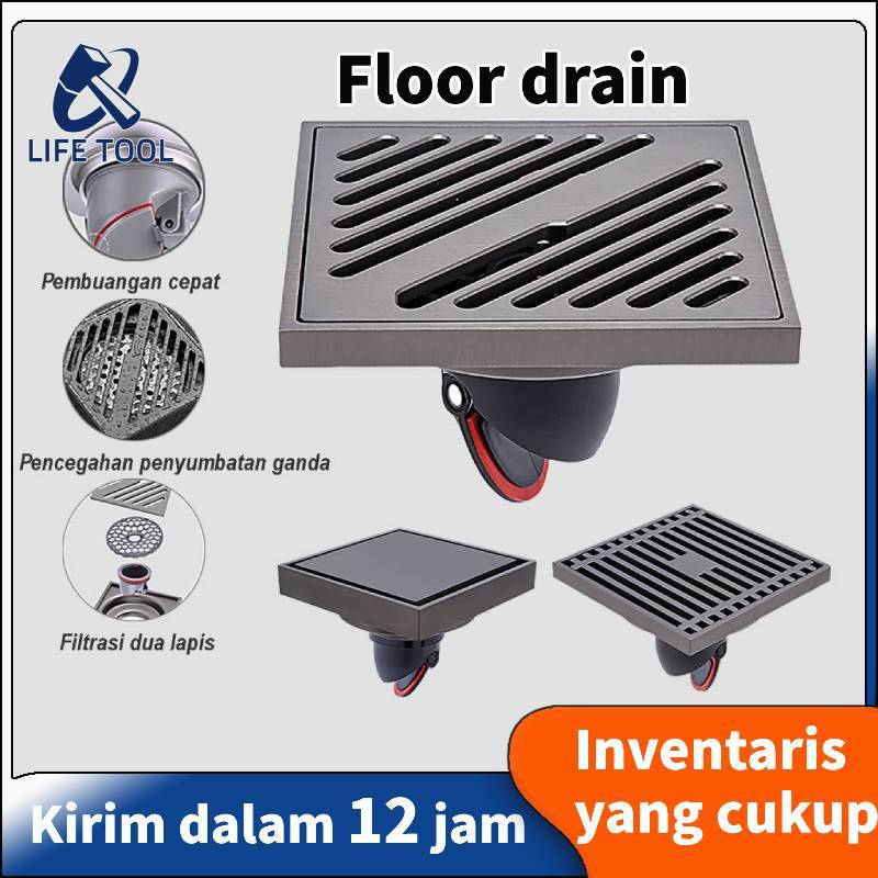Life tool/SUS 304 Stainless Steel Floor drain Anti-Insect Flood ...