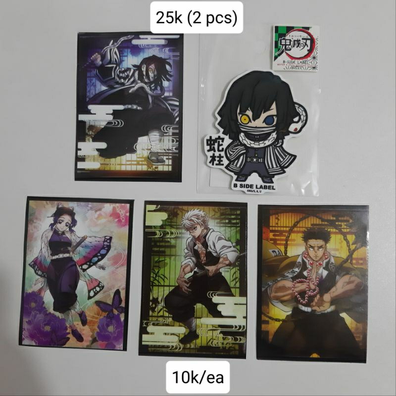 Kimetsu No Yaiba Sanemi, Obanai, Gyomei, Shinobu stickers | Shopee Malaysia