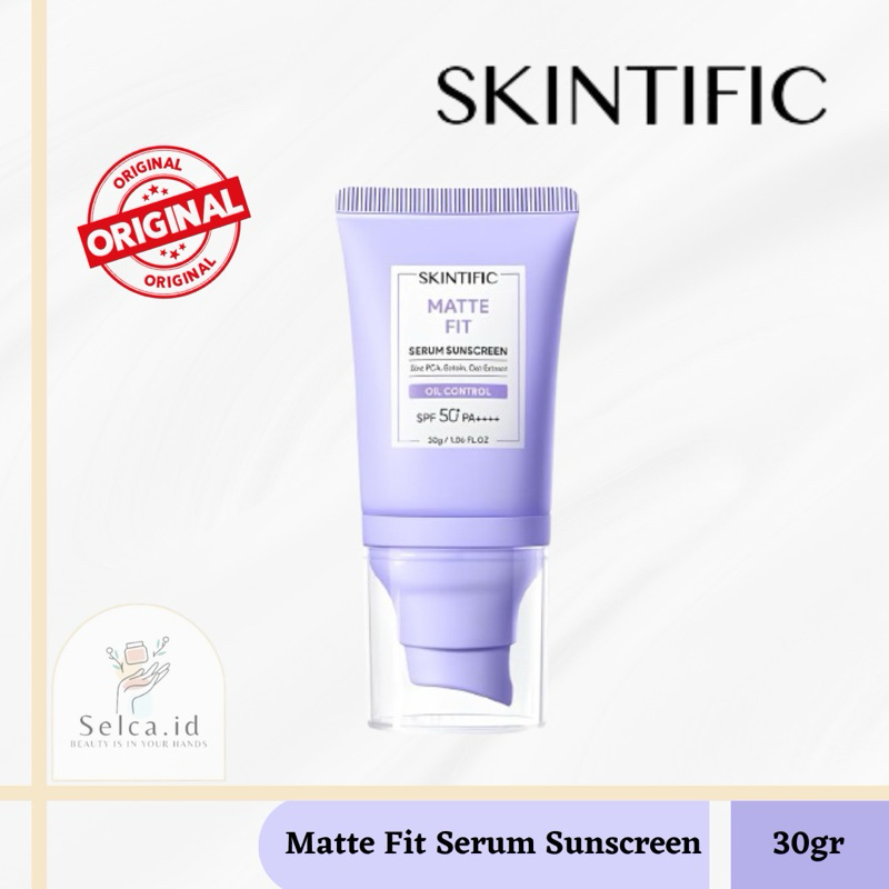 Skintific Matte Fit Sunscreen Serum SPF 50 PA++++ 30gr | Shopee Malaysia