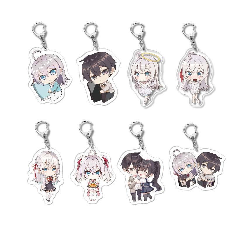 GANTUNGAN Alya Alisa Keychain Transparent Acrylic Keychain Kuze ...