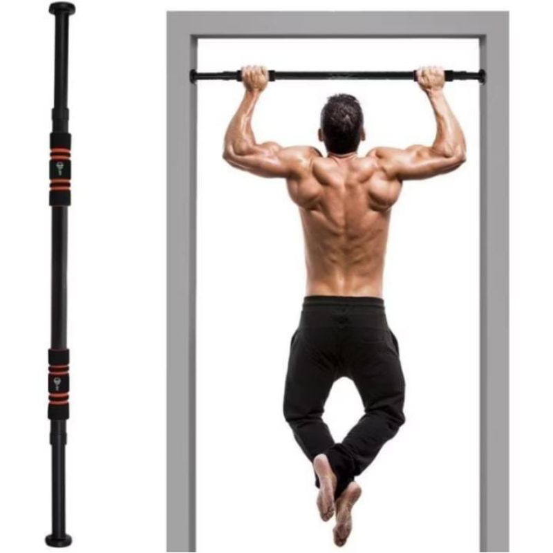 Lbx Pull Up Bar Iron Door Chin Up Bar Fitness Pole 62-100CM | Shopee ...
