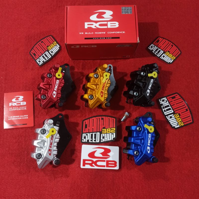 Rear Brake Caliper RCB Racing Boy S26 S-26 Series 2 Piston Ninja 150 RR ...
