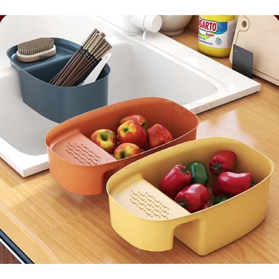Fruit Vegetable Drainer Strainer Strainer Drain Food Waste Dish Washing ...